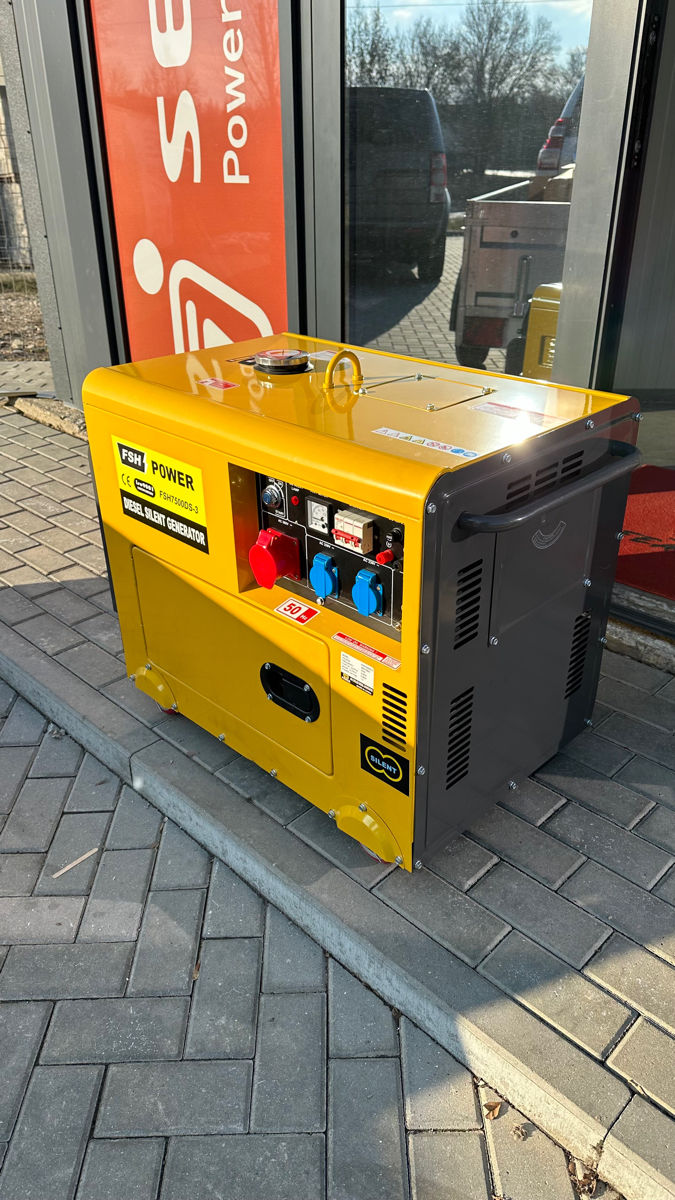 Generator pe motorina 6KW 380/220 cu AVR