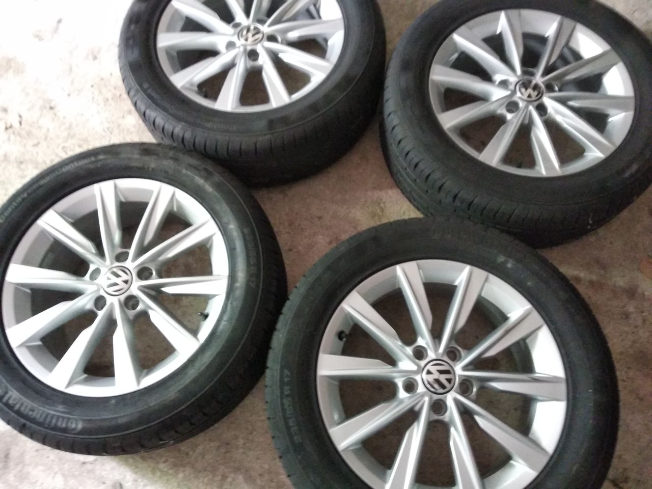 Jante R17 5x112 4 buc W Pasat Tiguan Golf Scoda Audi cu anv vara 235/55