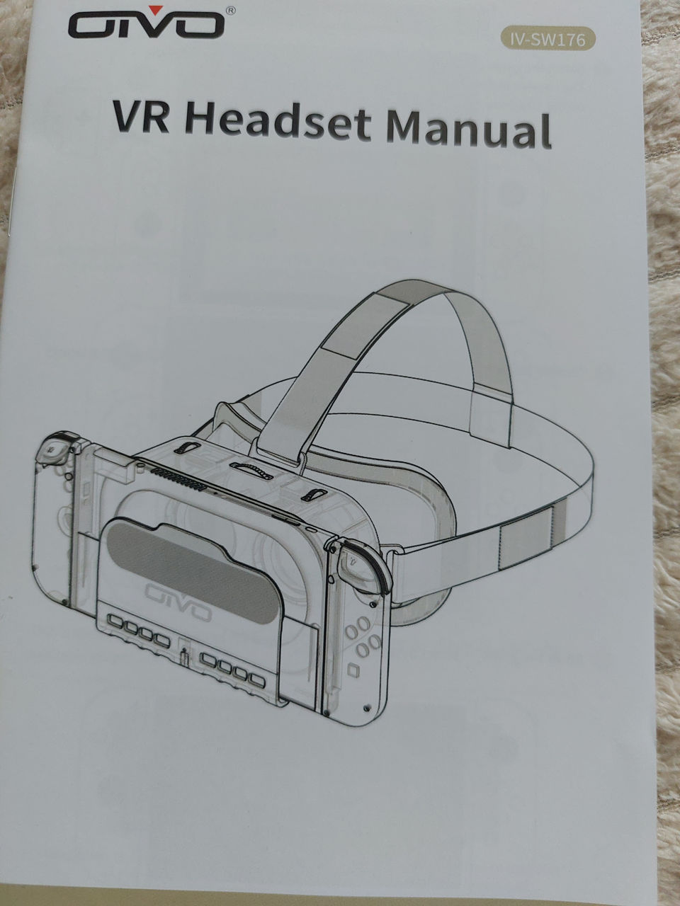 VR Headset manual