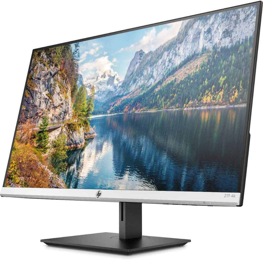 HP 27f 4k Ultraslim IPS LED Monitor (3840 x 2160) 27 Inch 2 HDMI, 1 ...