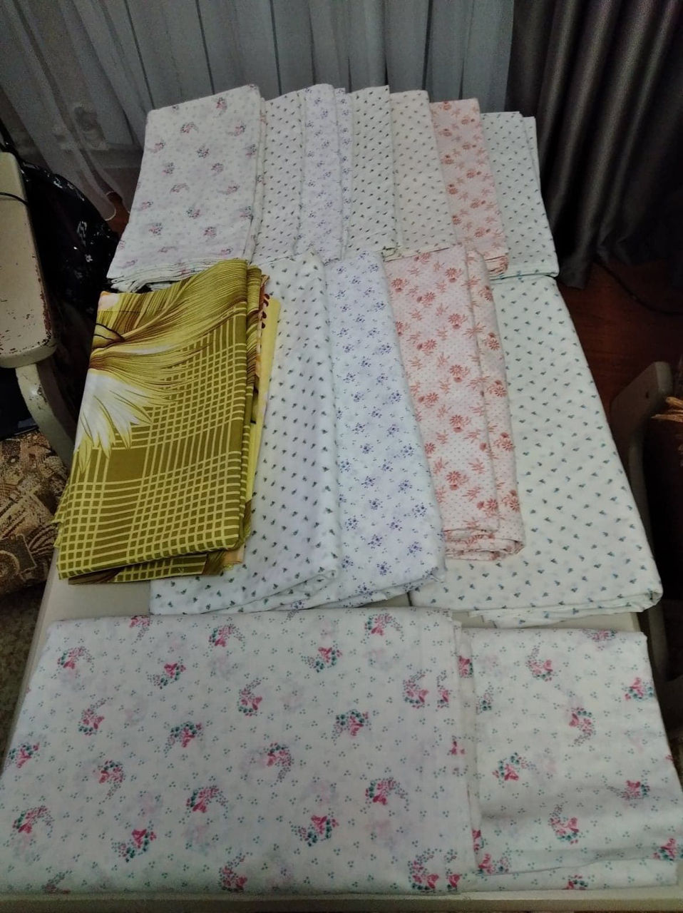 Отрезы тканей. Мерный лоскут.