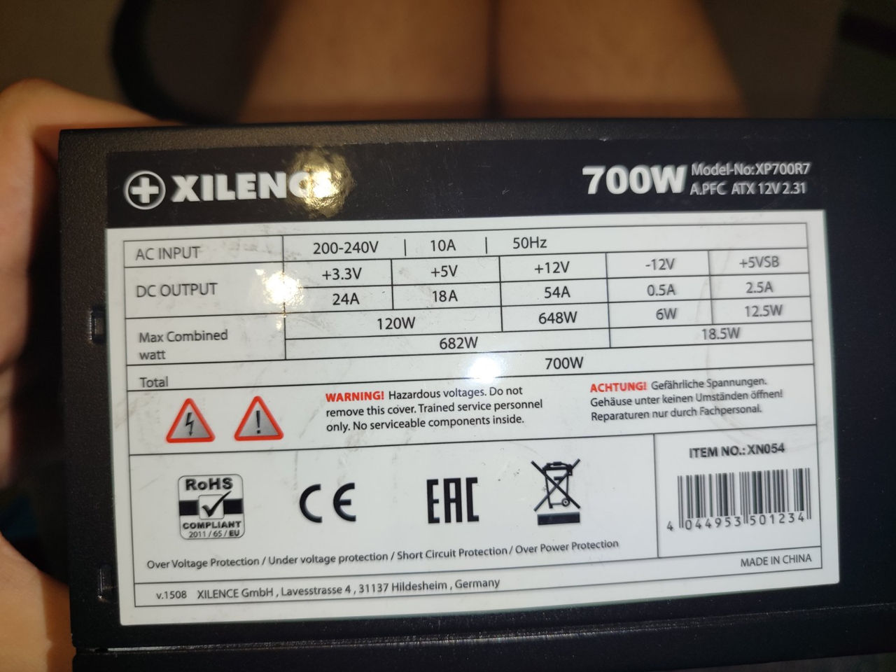 Продам Блок Питания Xilence Red Wing Series R7 700W
