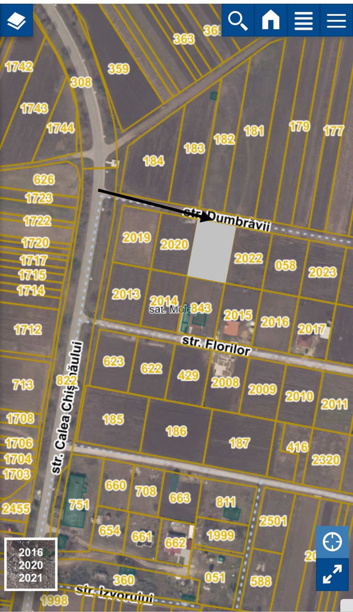 Teren pentru constructii Molesti ialoveni