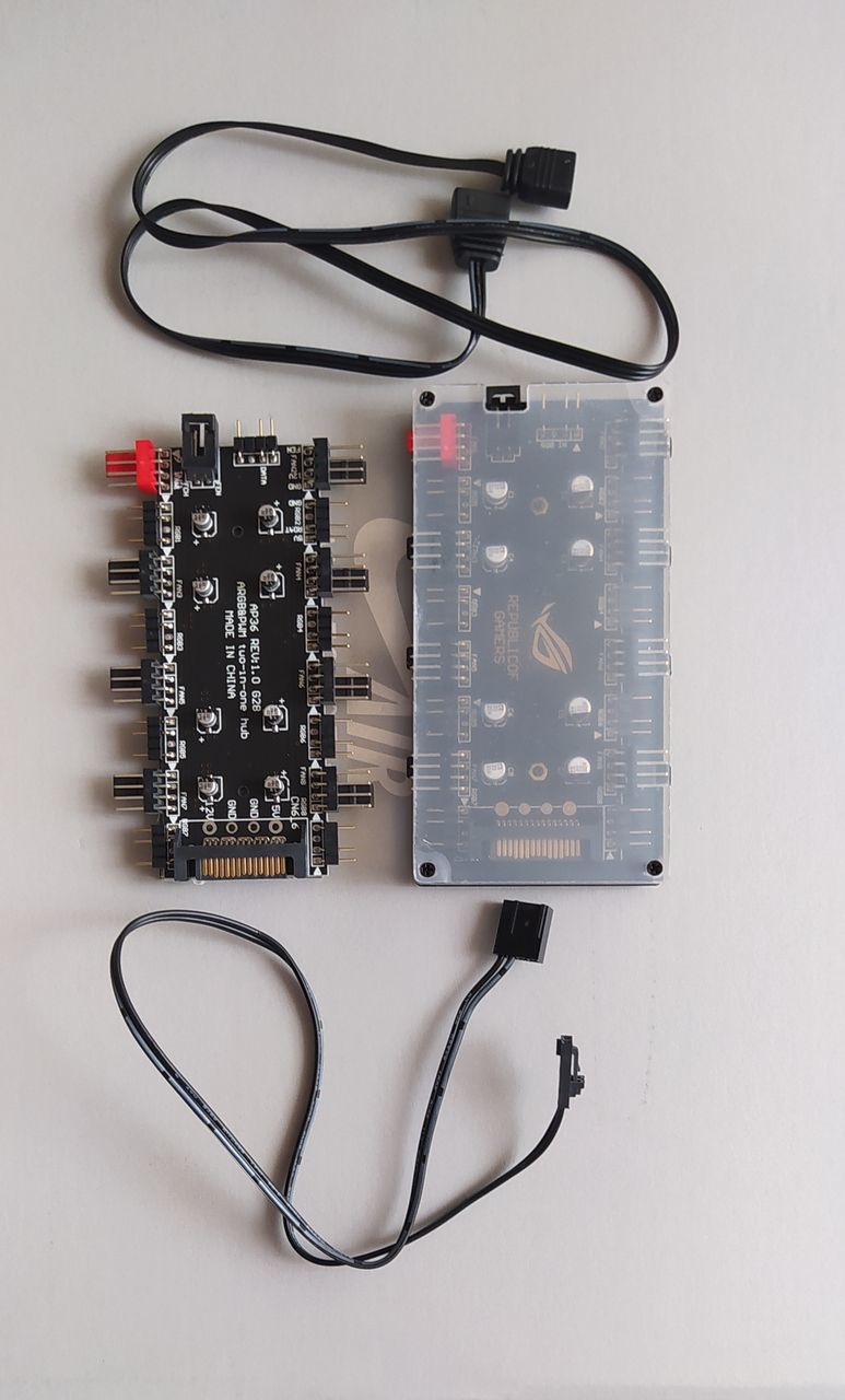 HUB pwm, RGB/ARGB, 3pin/4pin