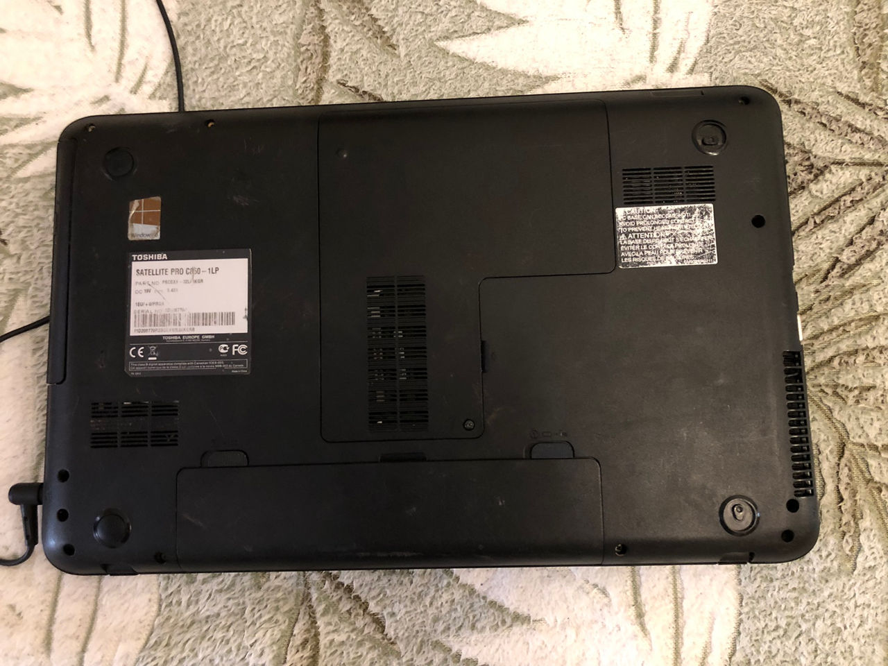 Toshiba Satellite Pro (i3-2350M / 4GB Ram / 500GB HDD / Display 15.6 ...