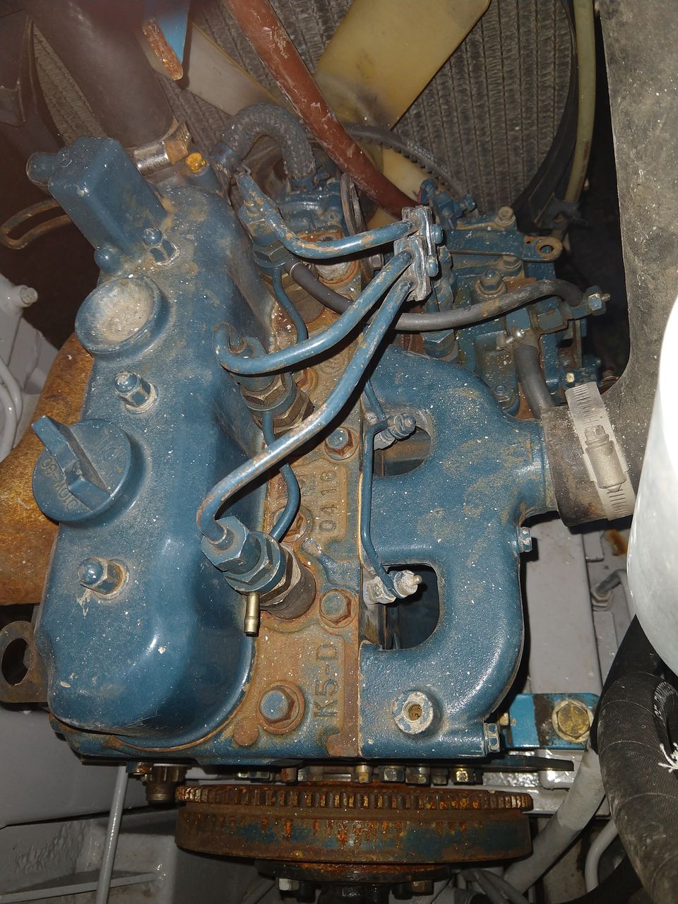 Motor kubota d950