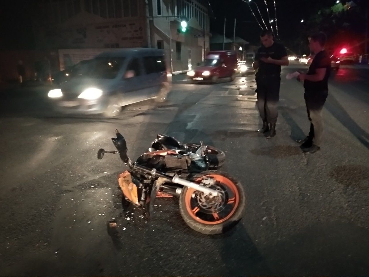 Ktm duke dupa accident