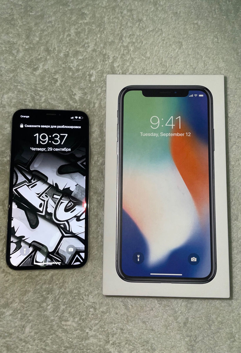 iPhone X(256gb)bateria 100%