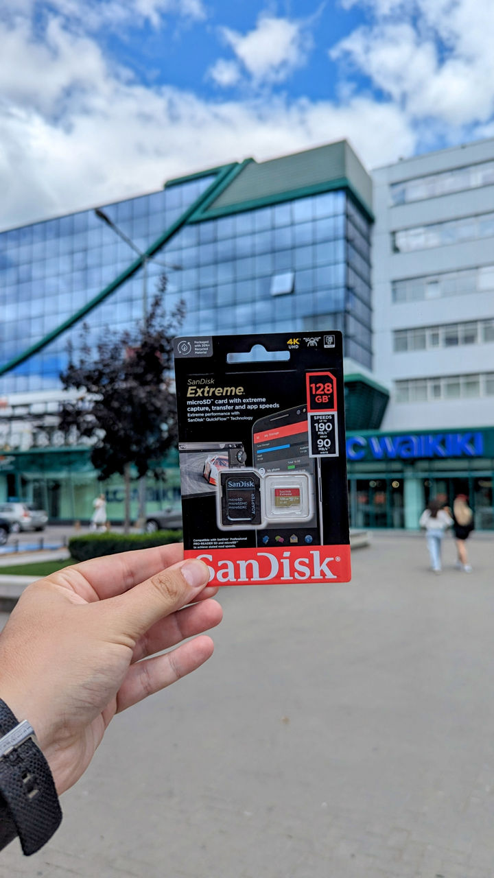 SanDisk Extreme MicroSdXC 128GB/190MB