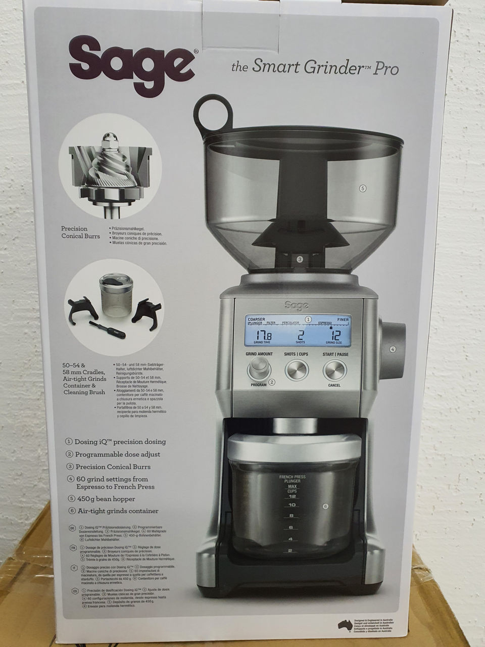 Breville/sage Smart Grinder Professional New