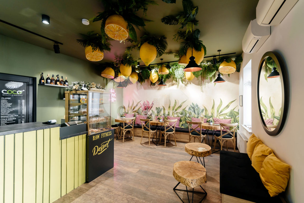 Vânzare! Afacere activă - cafenea + terasă, 173 mp, Centru, 70 000