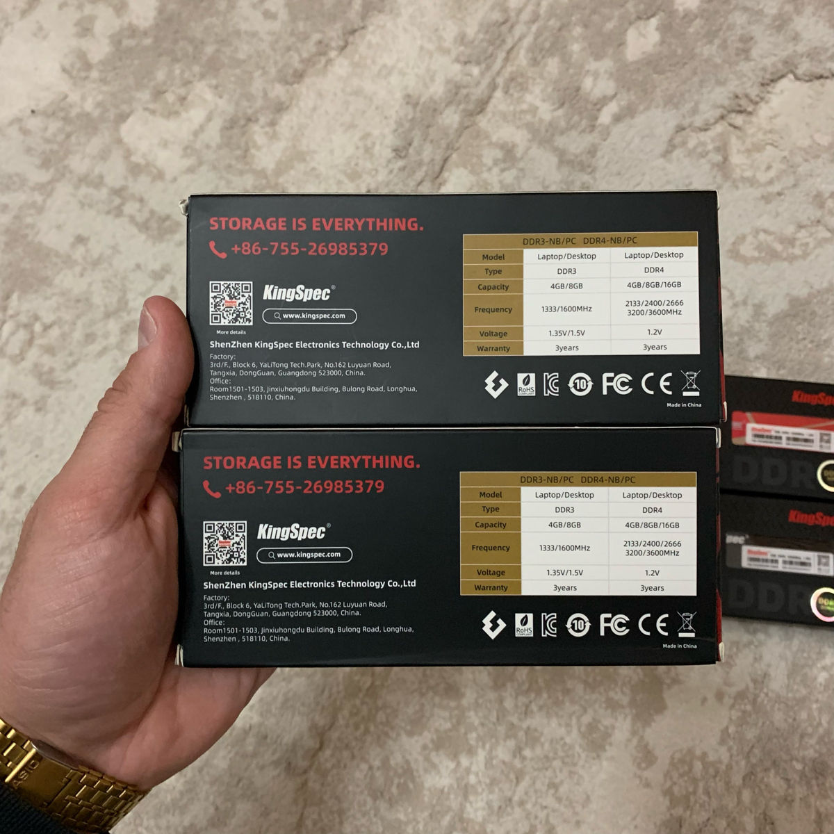 KingSpec DDR4 RAM 8GB 16GB XMP 3200Mhz