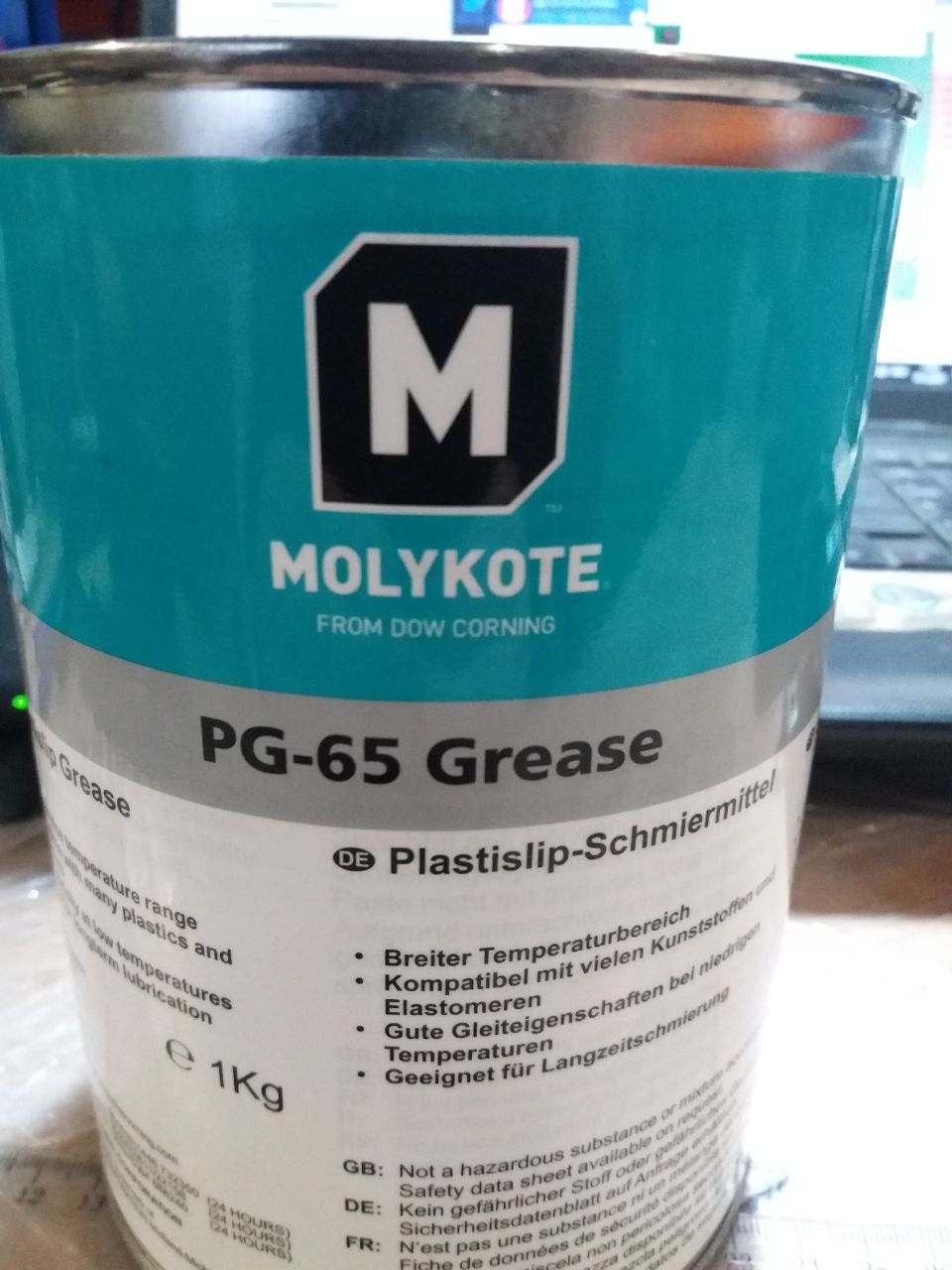 Оригинальная смазка на развес molykote pg 65