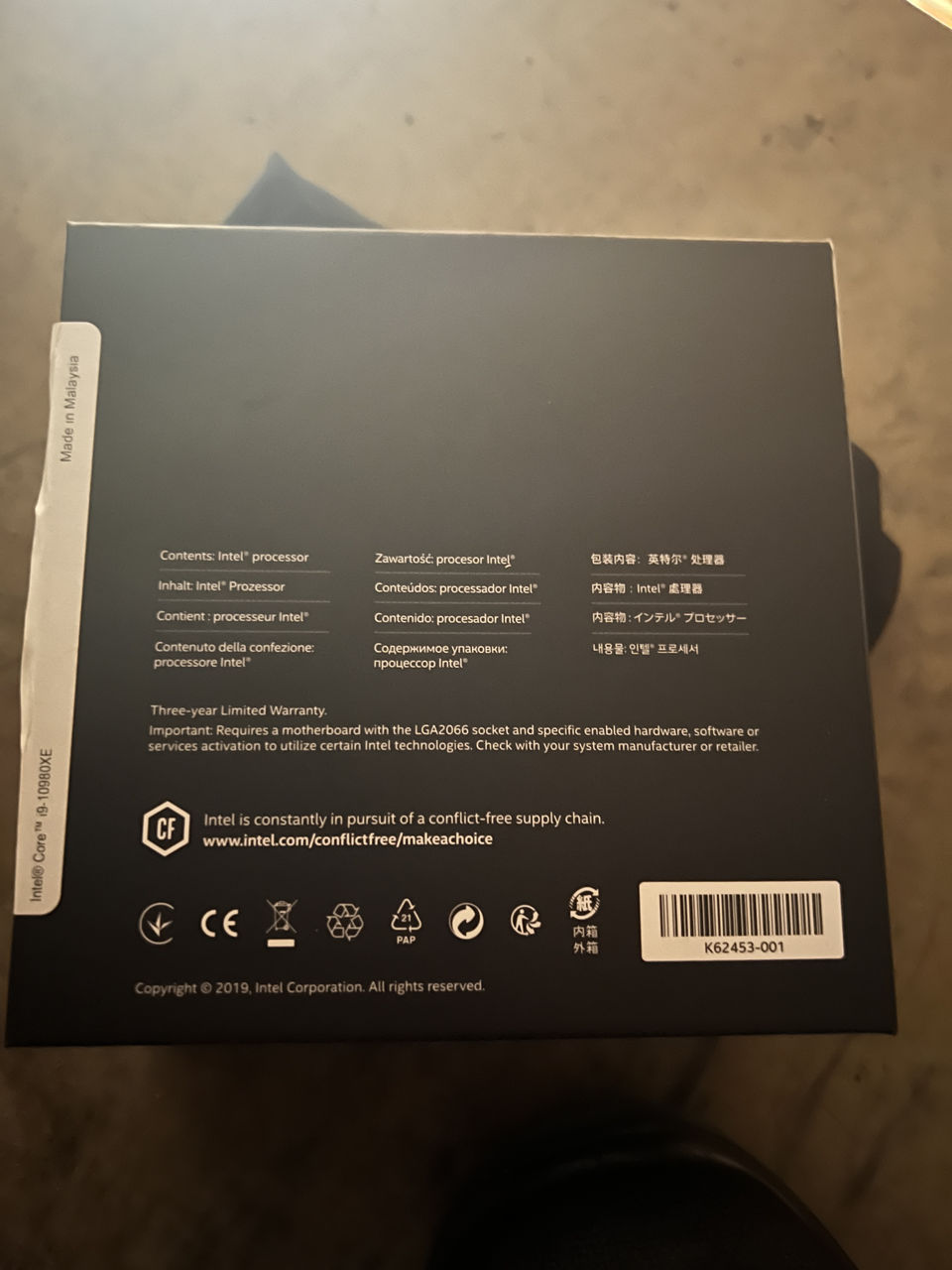 Intel Core i9-10980XE Extreme Edition