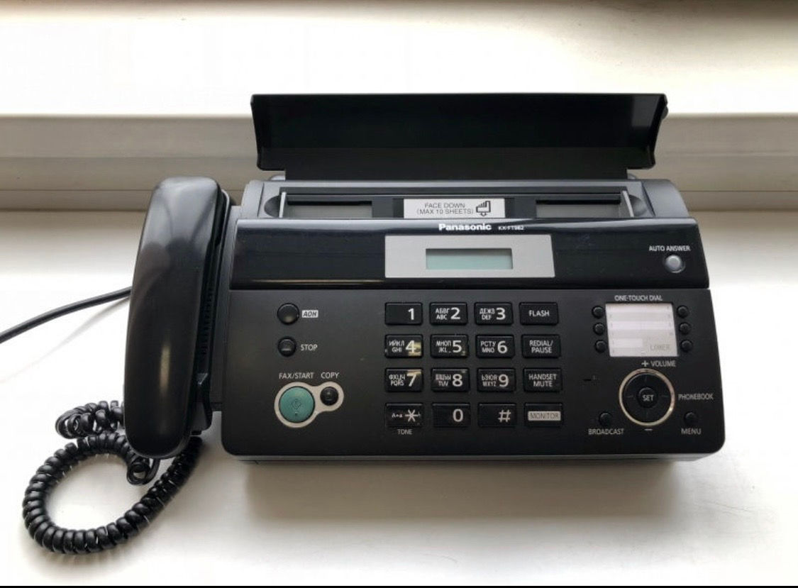 Телефон/факс Panasonic KX-FT938