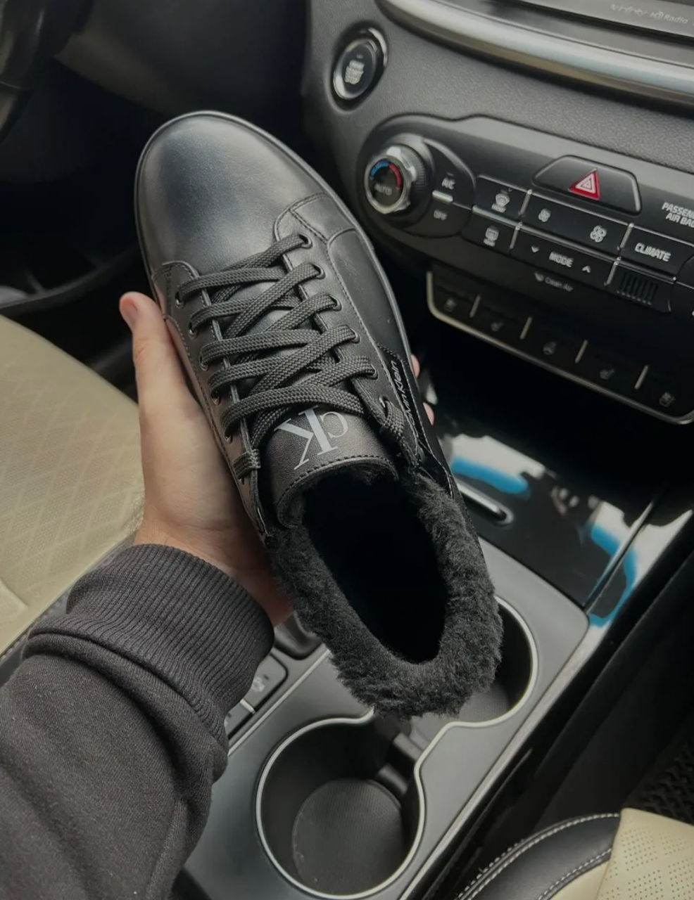 Celvin Klein cu blană