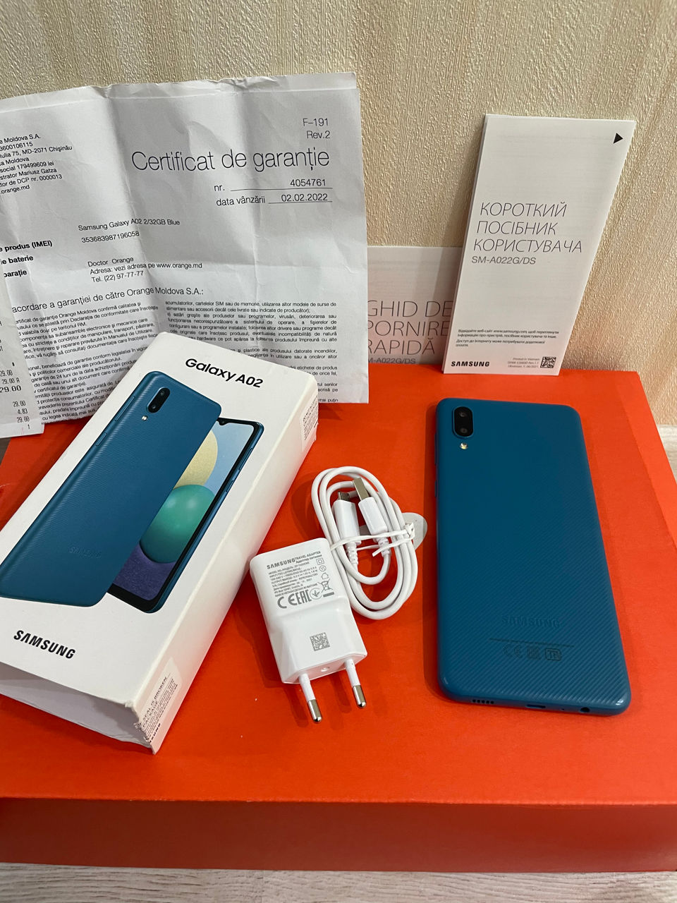 Practic nou samsung galaxi 02 2/32gb