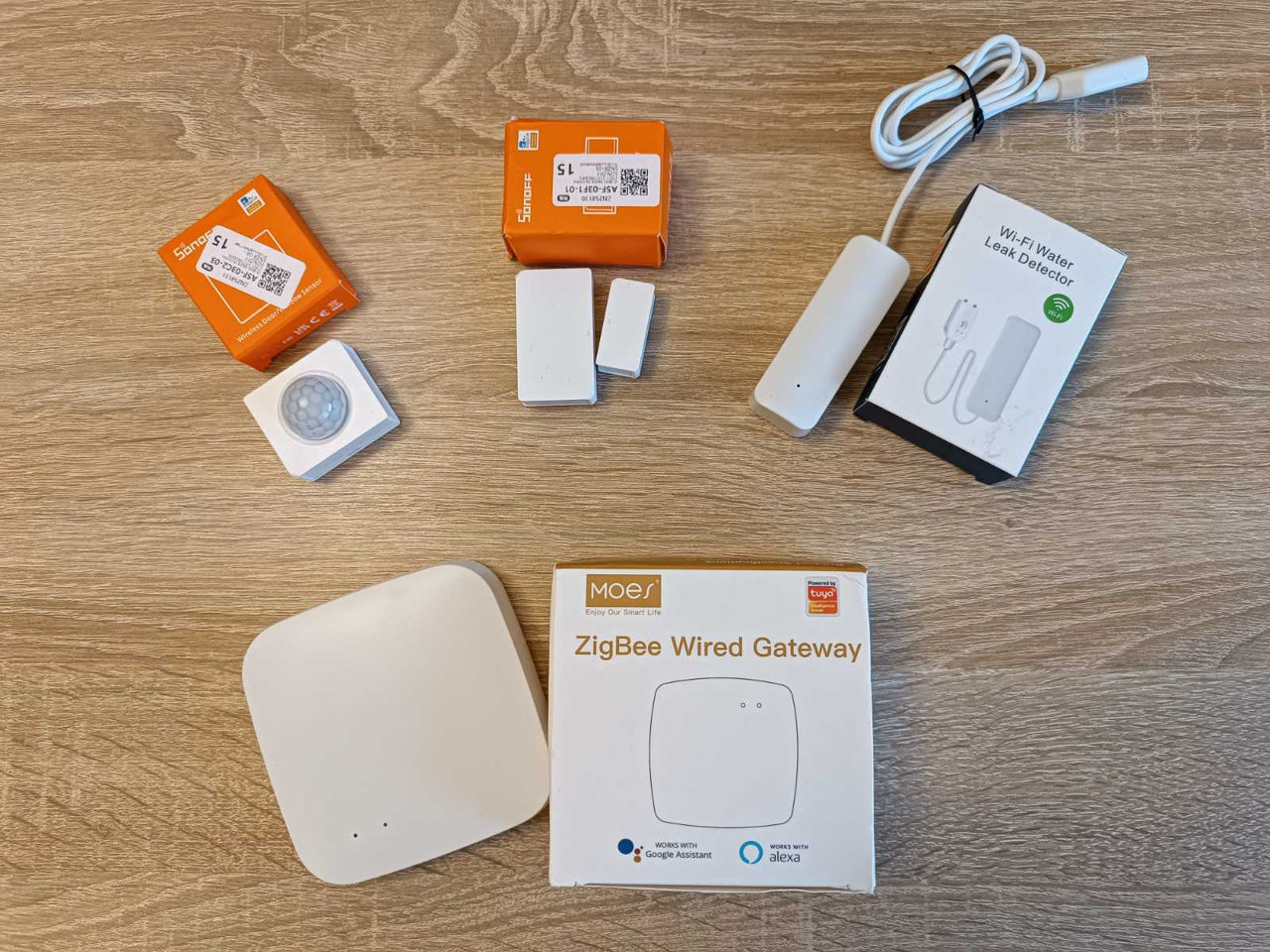 Set Smart Home Zigbee Tuya (Smart Life, Google Assistant, Alexa)