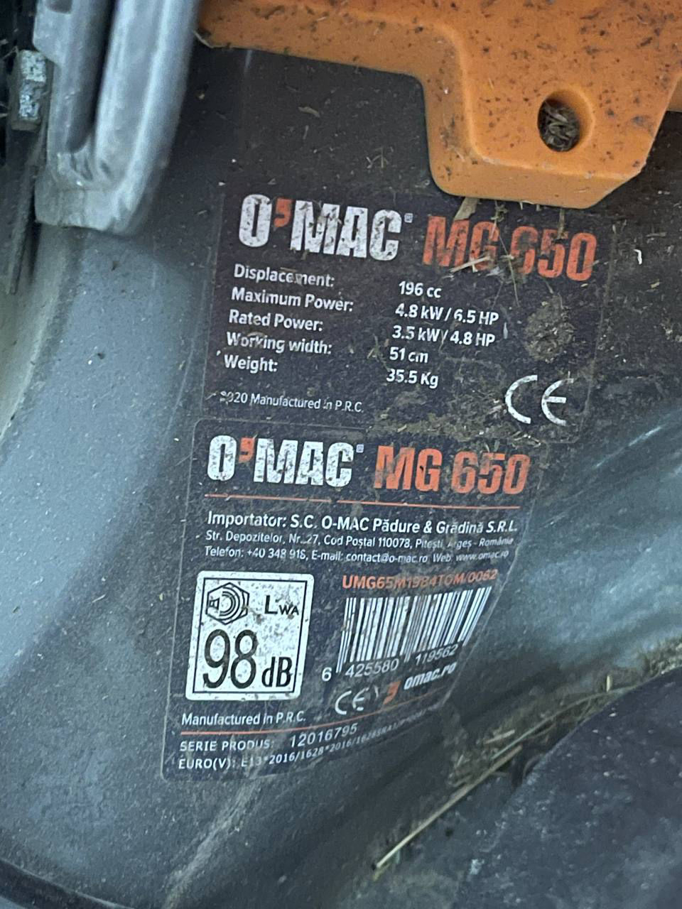 O-MAC MG 650