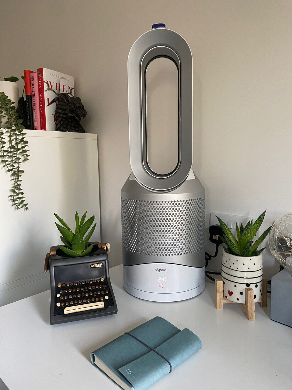 Dyson Pure Hot+Cool HP01 Air Purifier Hepa, Heater & Fan - White/Silver