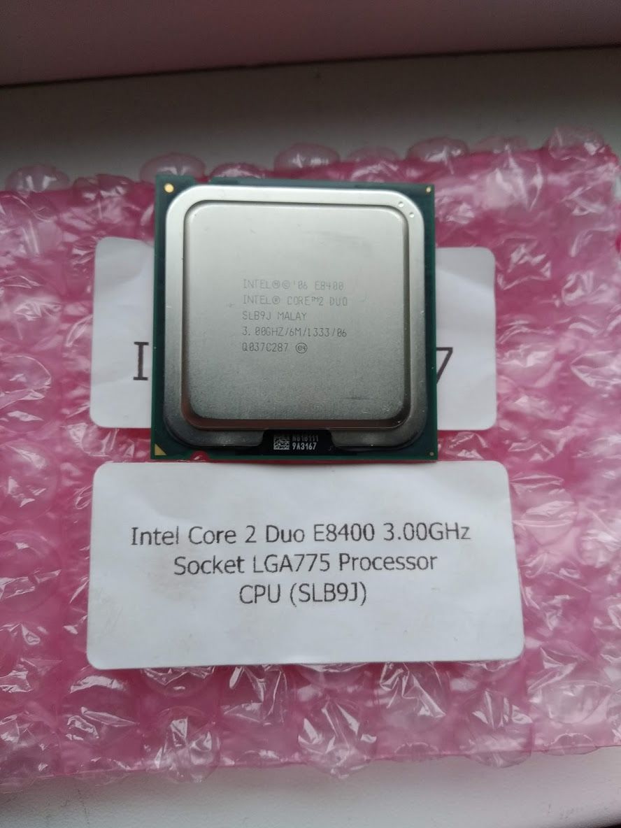 CPU Intel Pentium Core 2 Dua E8400 3.0Ghz S775