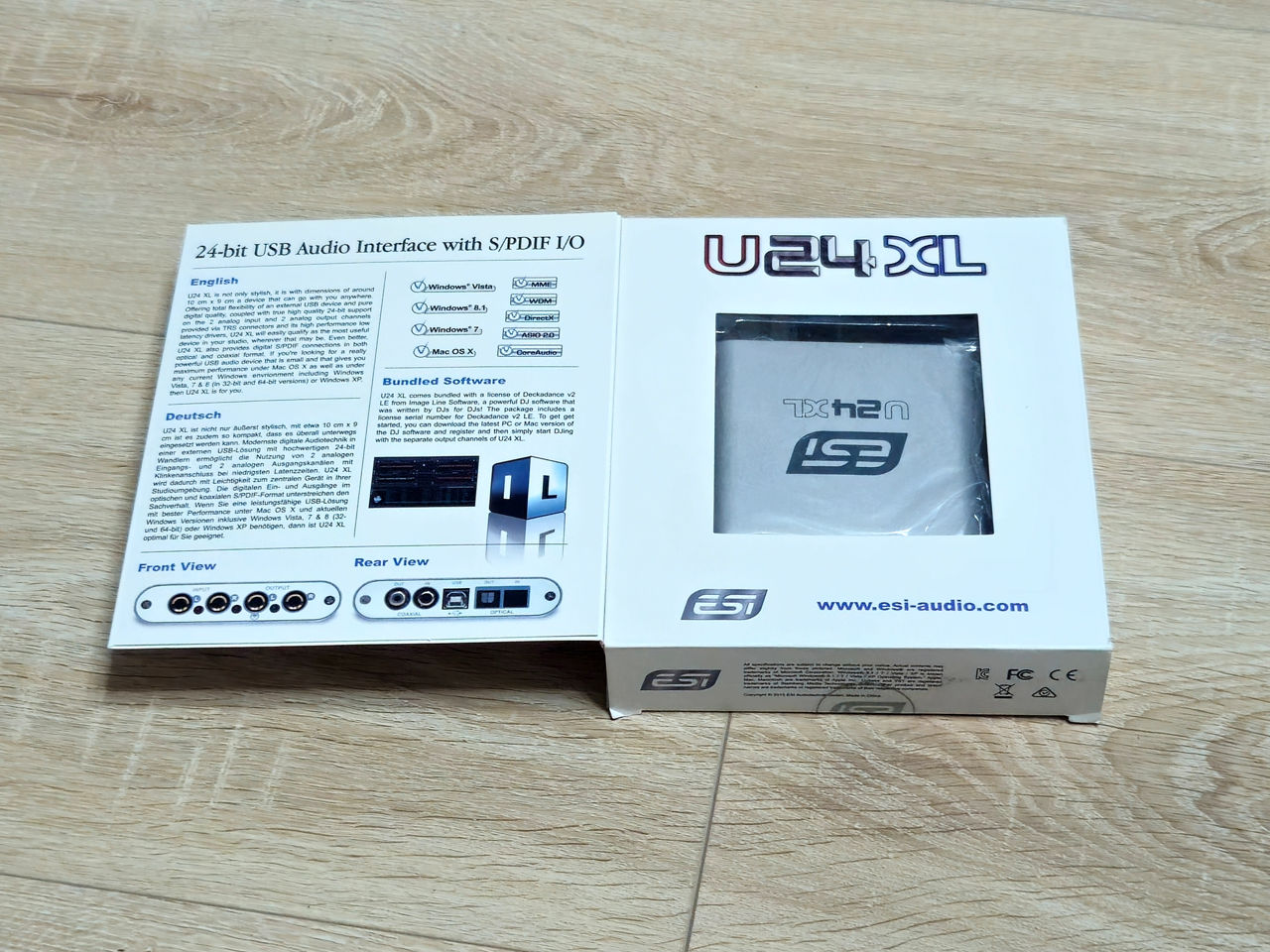 Esi U24 XL - cartela de sunet USB pentru Pc / Notebook.