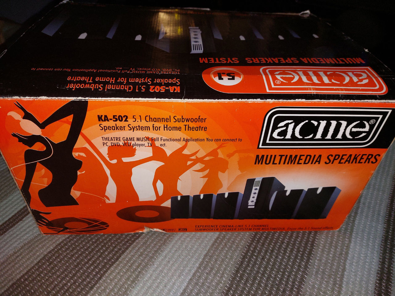 Acme KA-502 5.1 Channel subwoofer Speaker system for Home Theatre