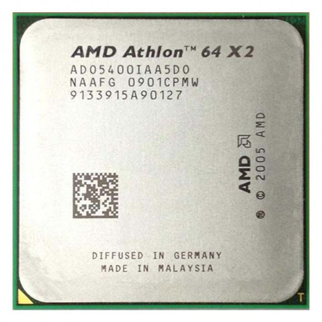 Процессор AMD Athlon 64 X2 5400, socket AM2, работает отлично