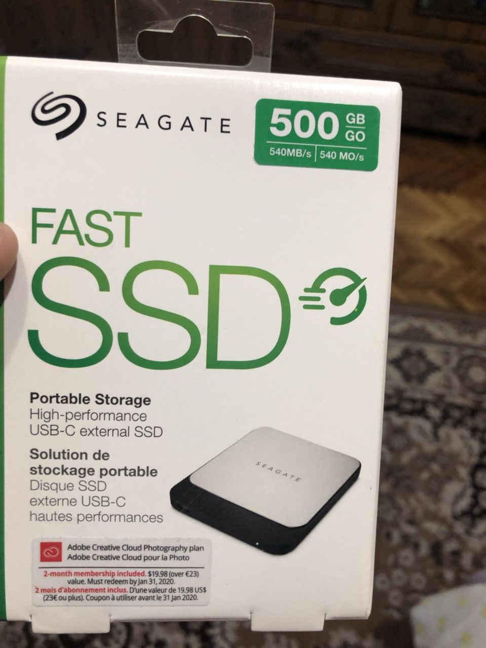 Hard extern Seagate Fast SSD 500GB
