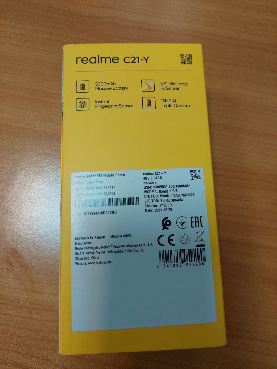 Realme c21y