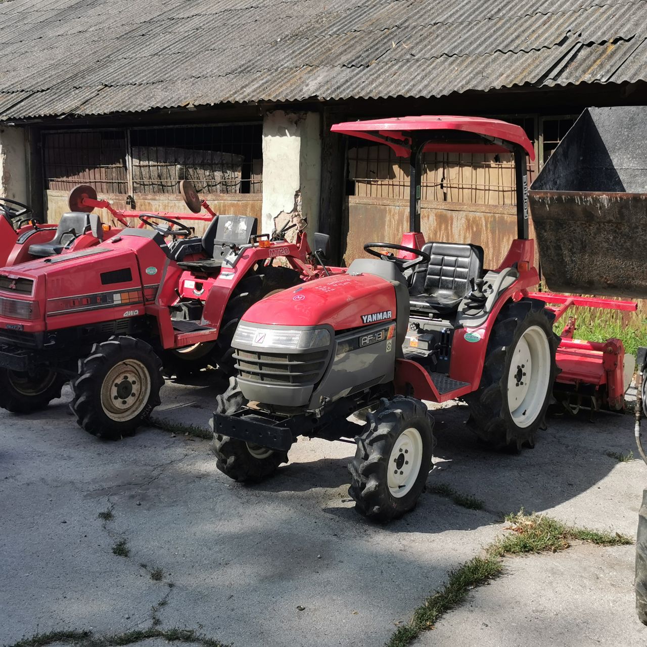 Tractor japonez - Yanmar AF 18 +freza