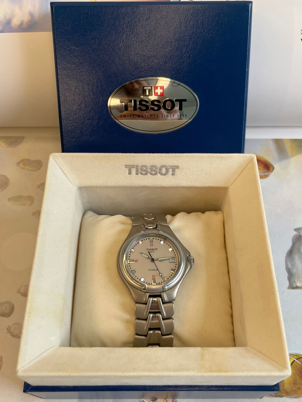 Original Swiss made Tissot Titanium watch.
