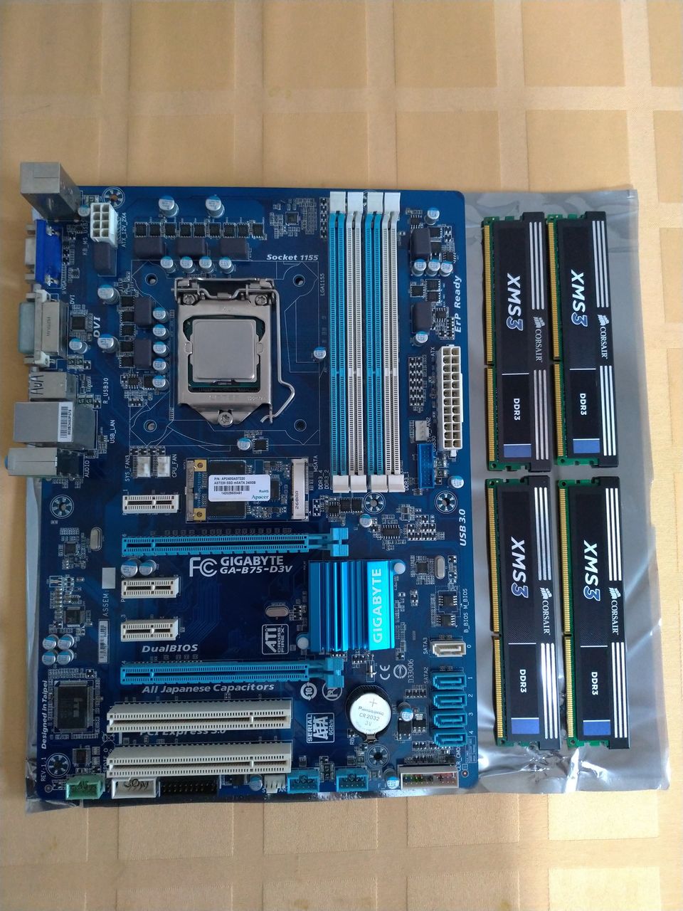 Intel Core i5-3570 CPU @ 3.8 Ghz / 16 GB RAM / SSD 240 Gb