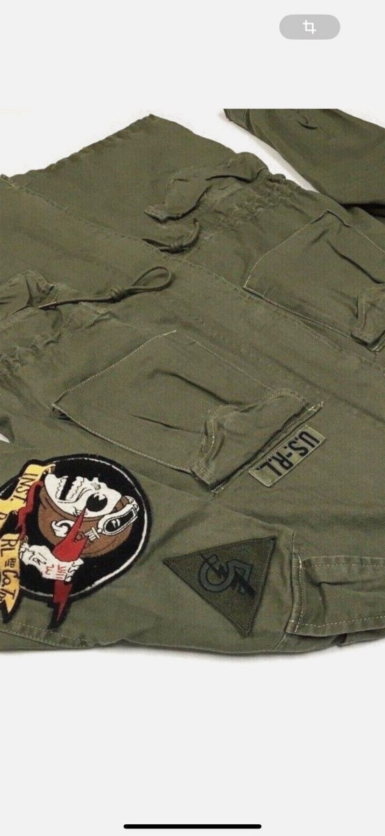 Polo Ralph Lauren Military Army M65 Skull Skeleton Patch Paratroops ...