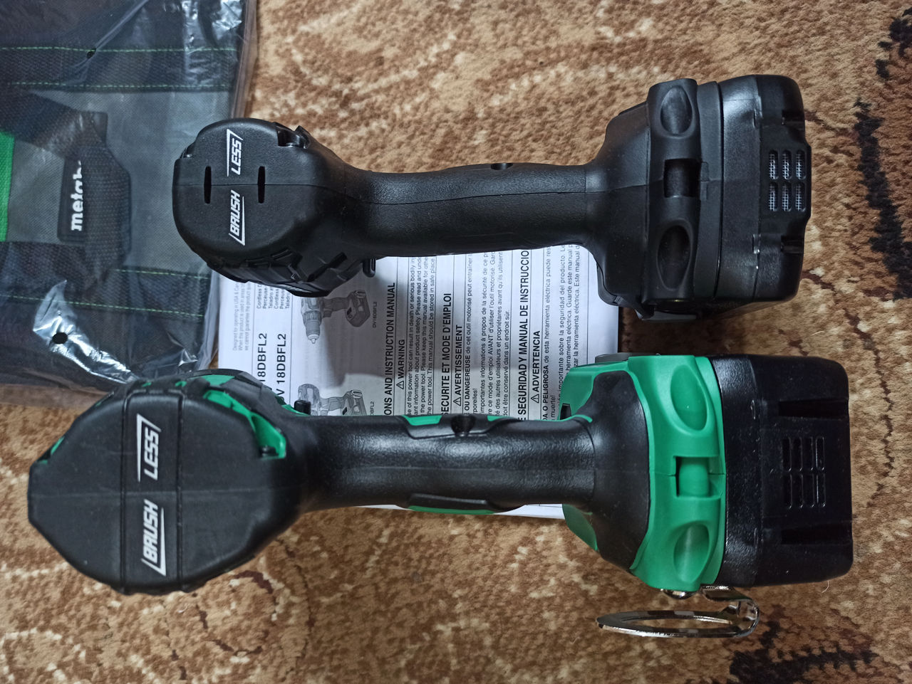 Hitachi - Hikoki (Metabo HPT) KC - 18DBFL2 T набор бесщеточного ...