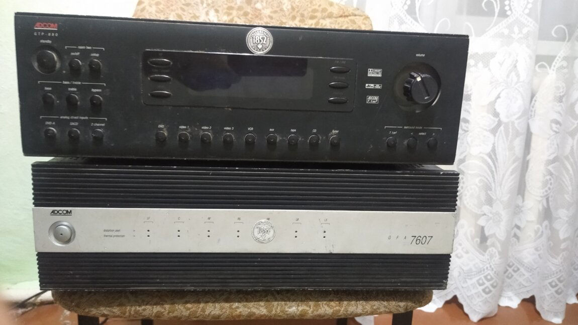 продам Процессор предусилителя Adcom GTP-880 и многоканальный усилитель ...