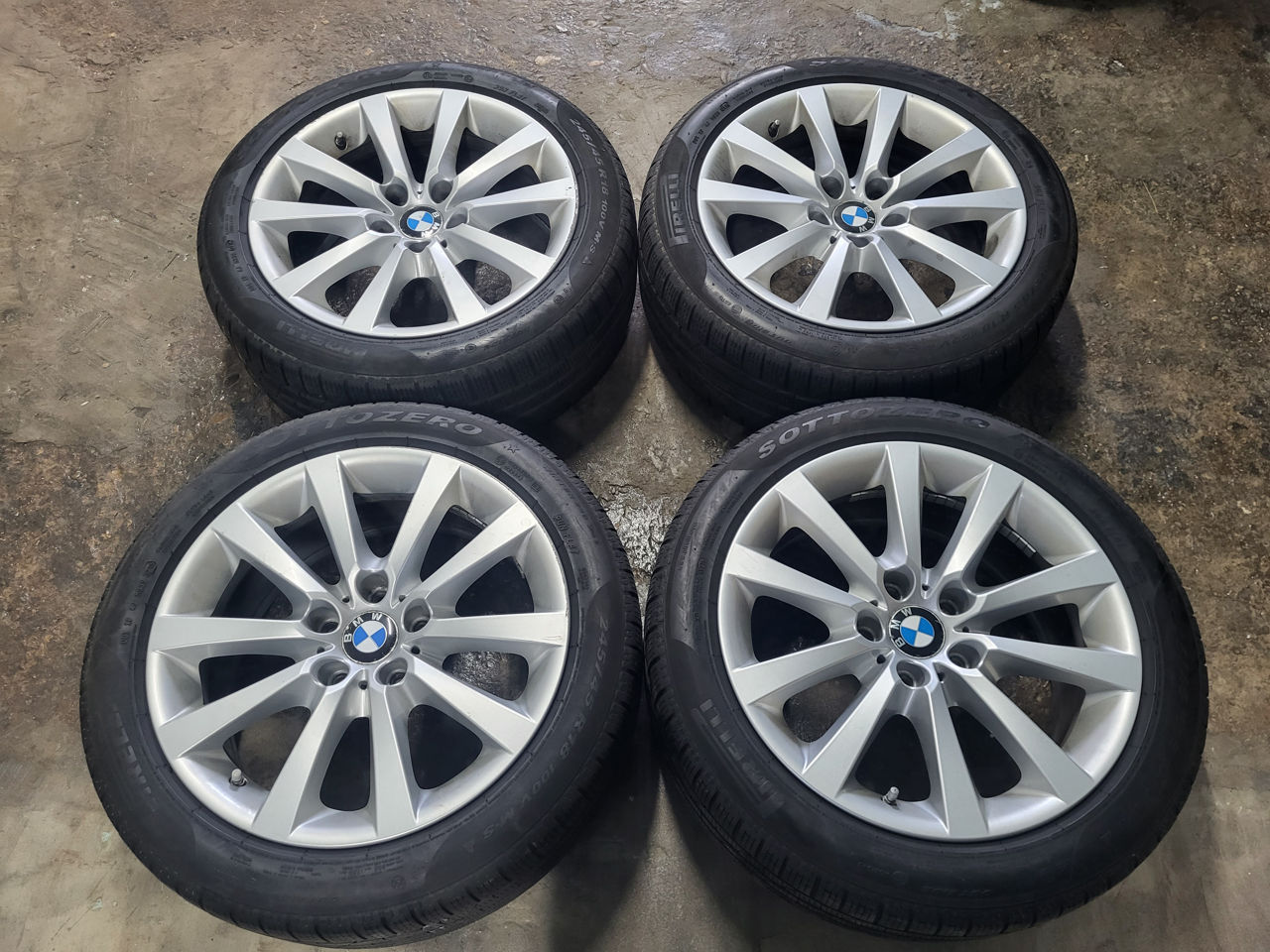 Jante BMW R18 5x120 & anvelope Pirelli 245 45 18