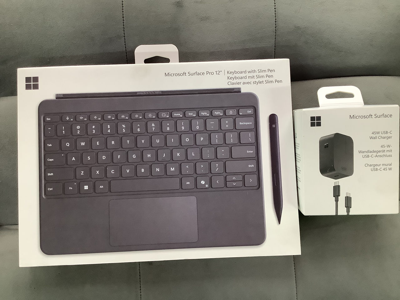 Microsoft Surface Pro 12 keyboard with slim pen новый запечатанный ...