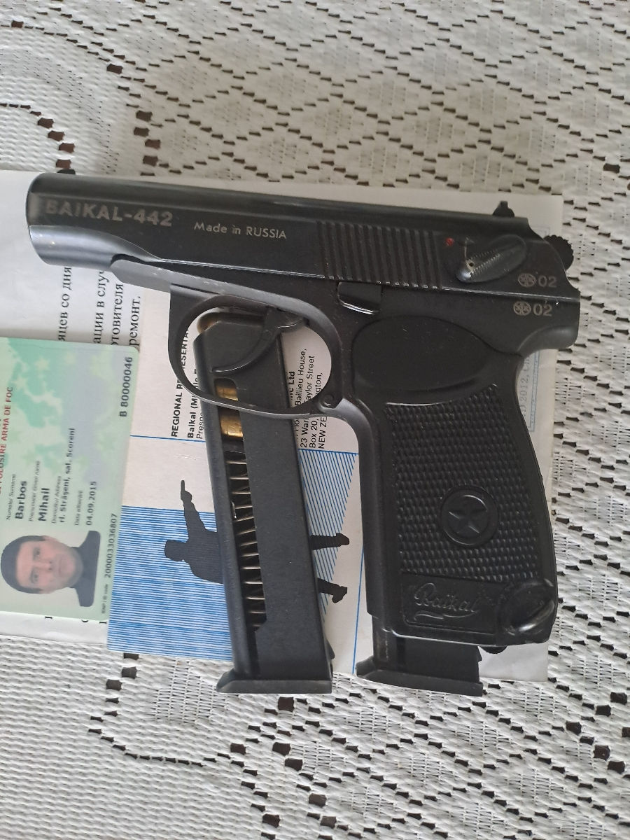 pistol 9mm baikal 442