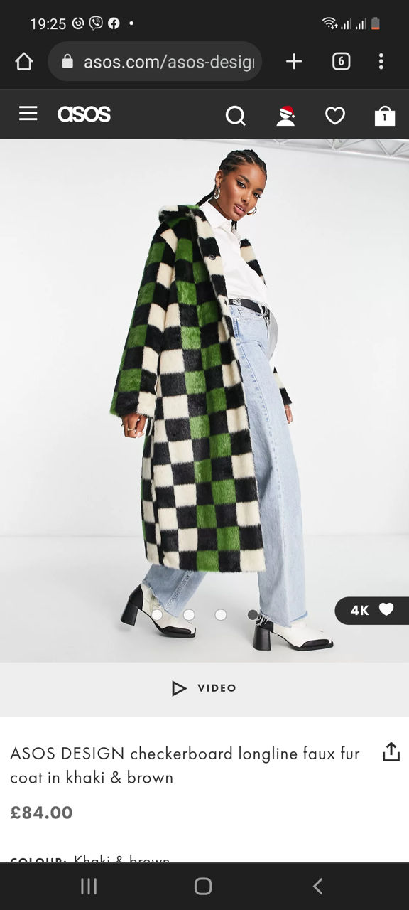Эко пальто M -L asos design
