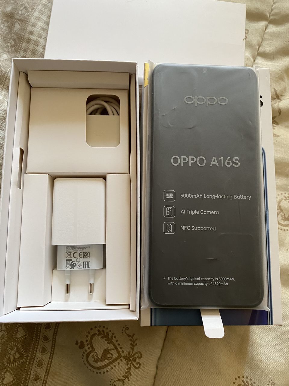 OPPO A16s 4GB/ 64GB Crystal Black, Телефон новый.