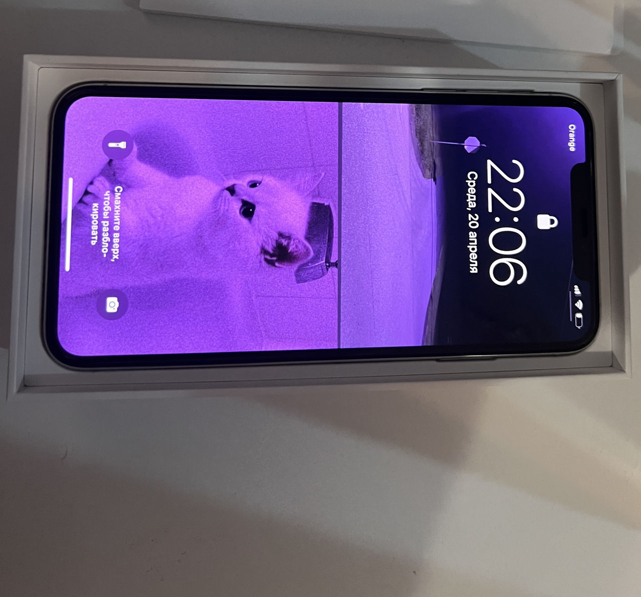 iphone xs max silver 256 full complect