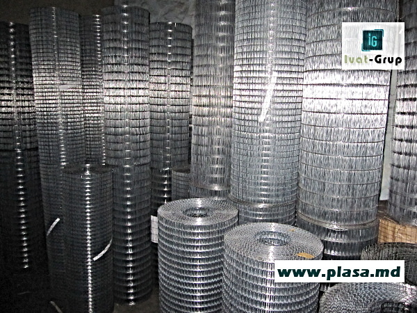 Plasa sudata zincata.Garduri metalice.Plasă pentru gard.Stilpi.Eurogard.Sirma.Electrozi