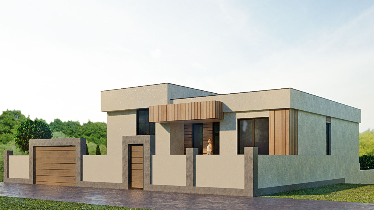 Casa 240 M2, Proiect Modern , Dumbrava