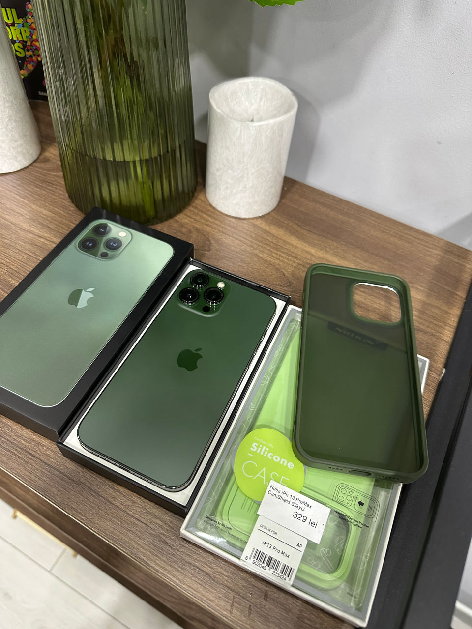 iphone 13 pro max green 256gb original 100%