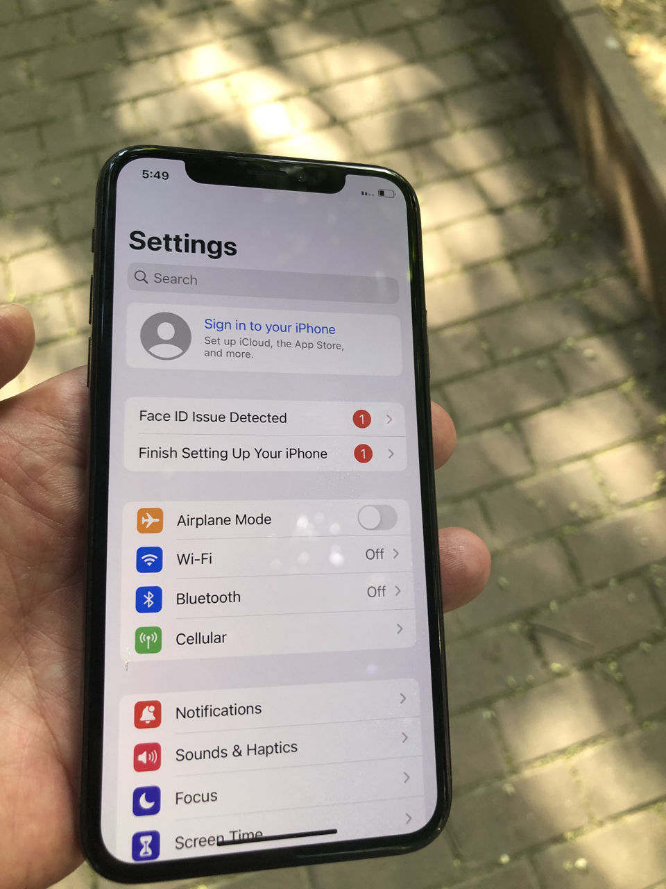 iPhone XS Space Gray, 64 GB