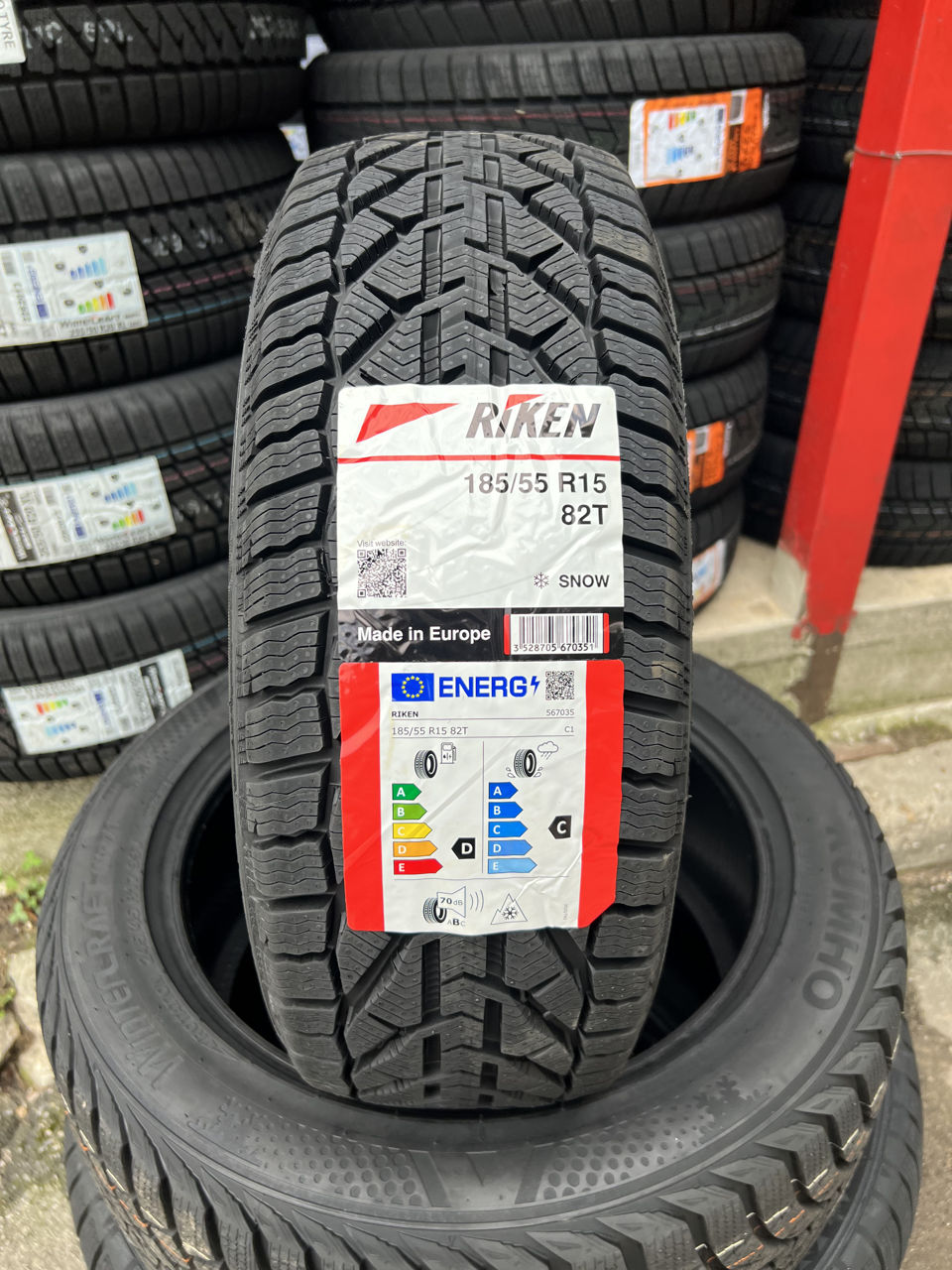 185/55 R15 Riken Snow (Michelin Group) / Монтаж , доставка , livrare 2022