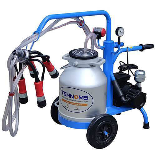 Aparat de muls vaci, 1 post aluminiu 30 LT-qWD - 7950 MDL