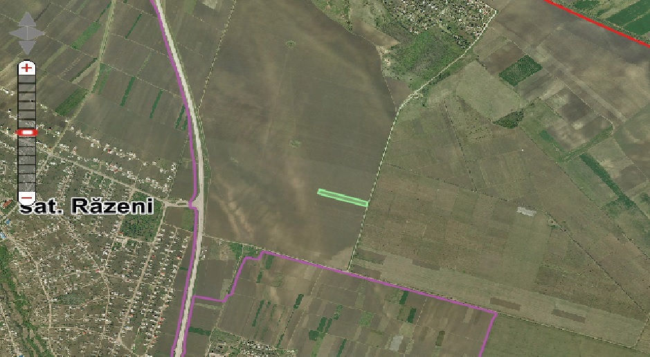 Se vind 2 terenuri agricole învecinate cu suprafaţa de 0,7532ha ...