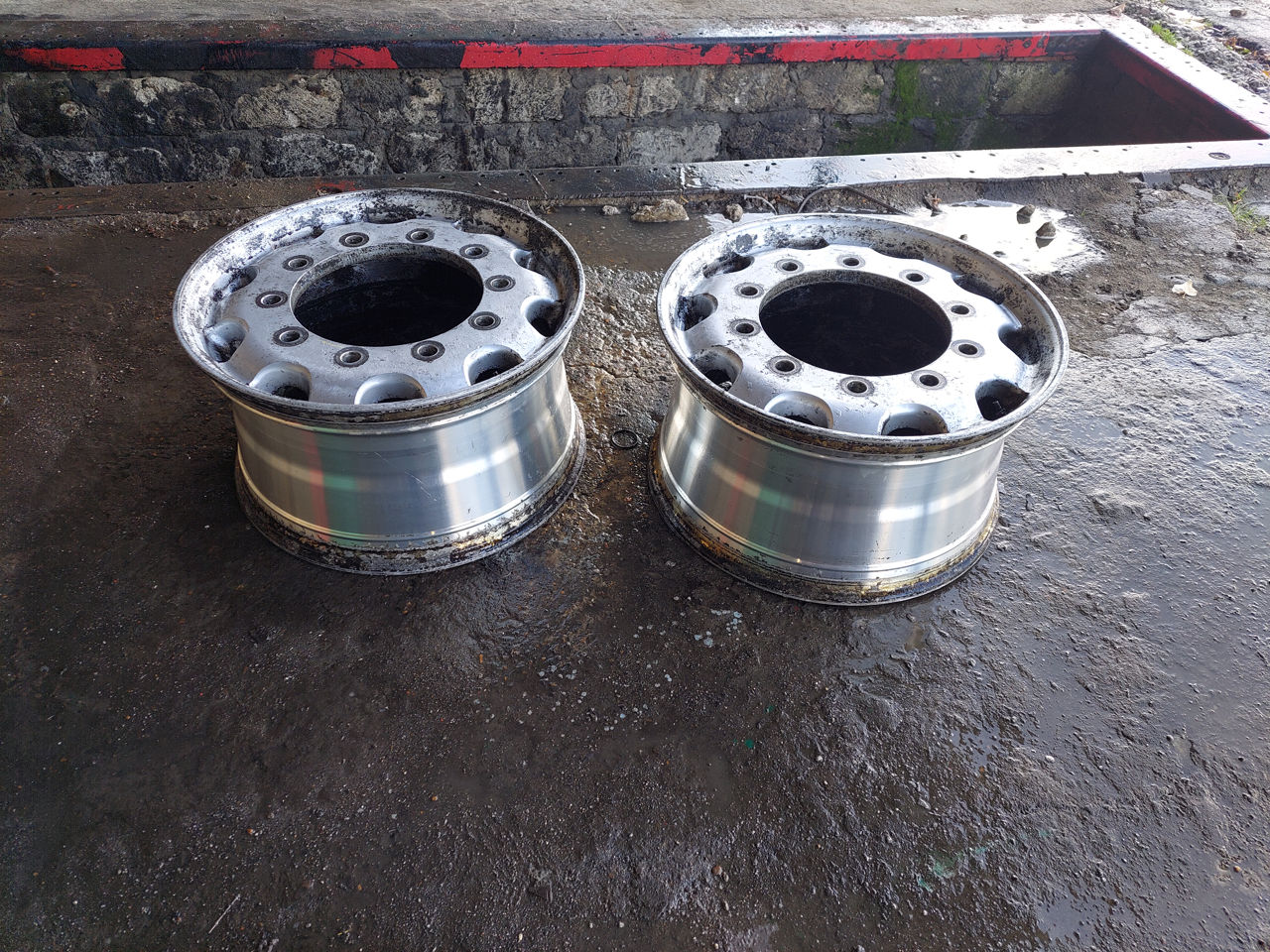 Алюминиевый диск на бочку прицеп дисковыми тормозами